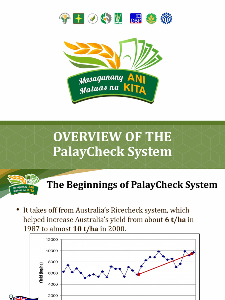 Overview of the PalayCheck System | PDF | Rice | Crop Yield