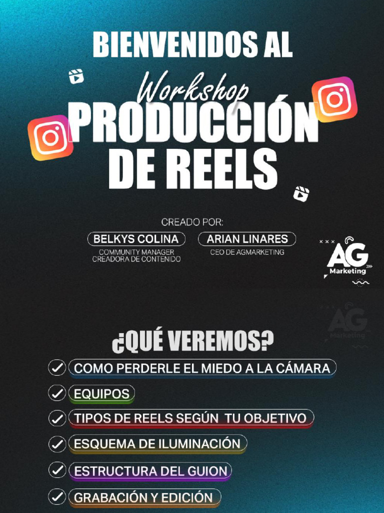 Workshop Producción de Reels | PDF