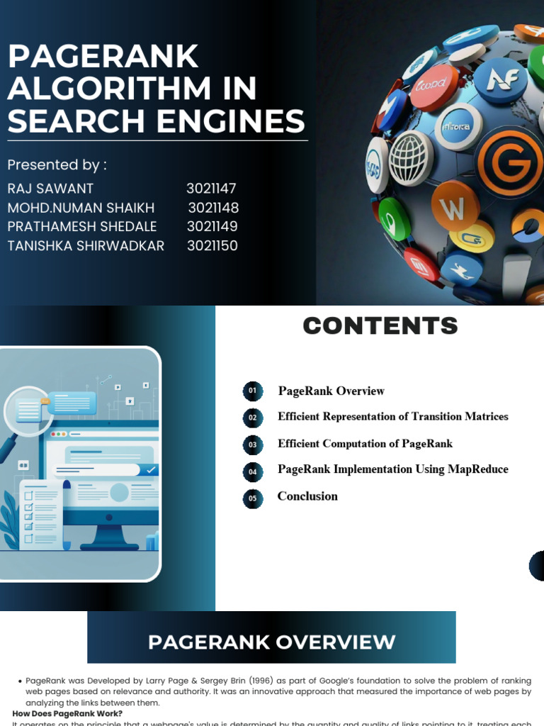 Understanding PageRank Algorithm | PDF | Map Reduce | Matrix (Mathematics)