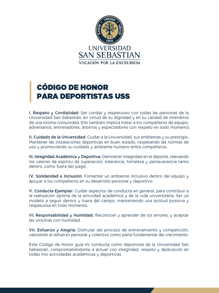 Código Honor Final | PDF