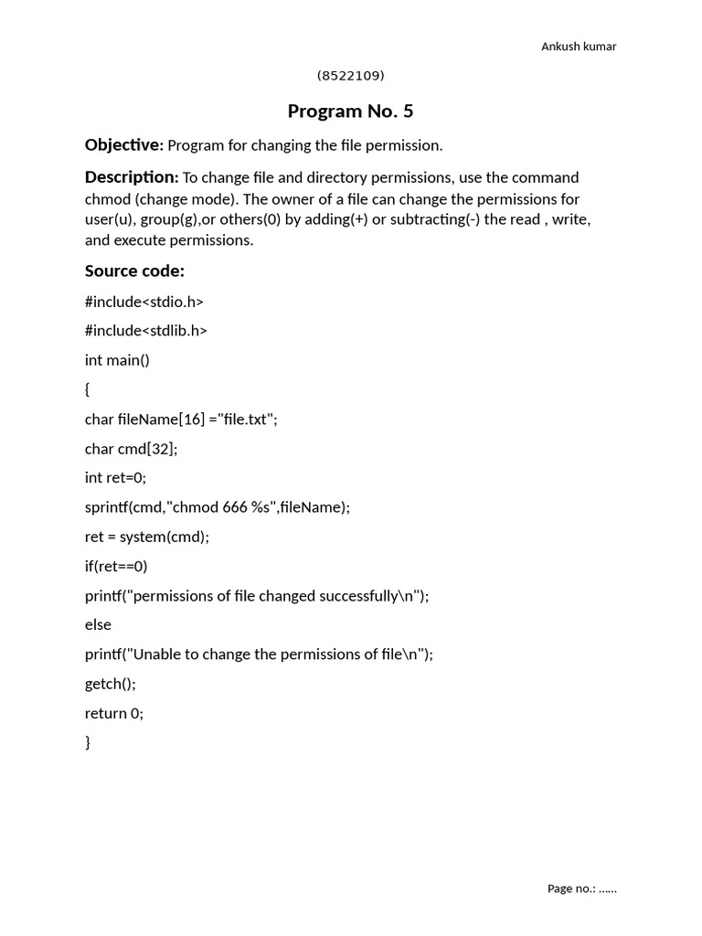 program no 5 OS (1) | PDF program no 5 OS (1) | PDF