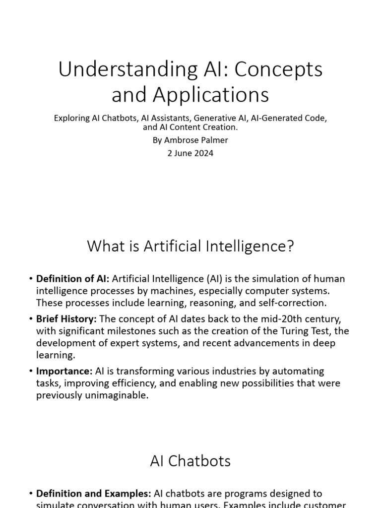 Understanding AI | PDF | Artificial Intelligence | Intelligence (AI ... Understanding AI | PDF | Artificial Intelligence | Intelligence (AI ...