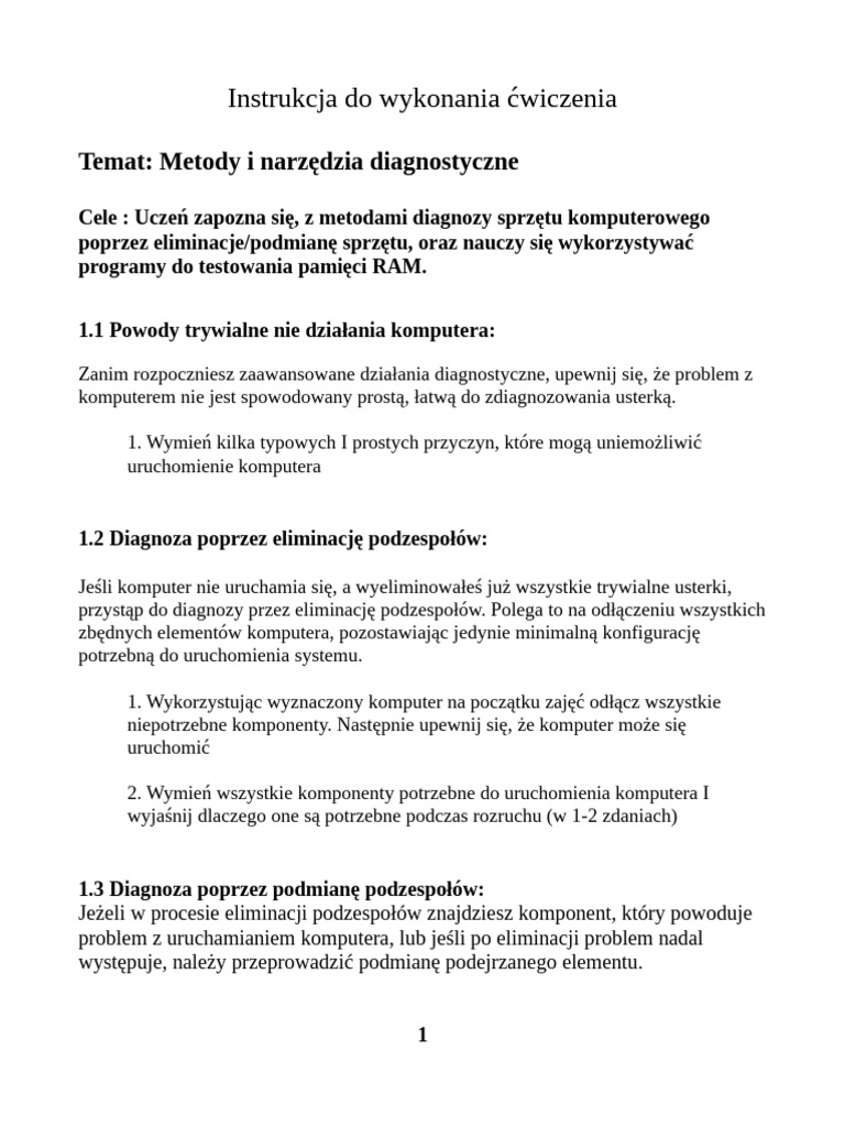 instrukcja_cw1 | PDF