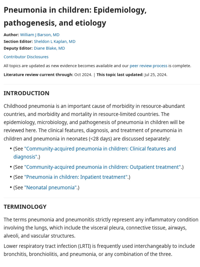 Pneumonia Clinical Presentation | PDF | Pneumonia | Health Sciences