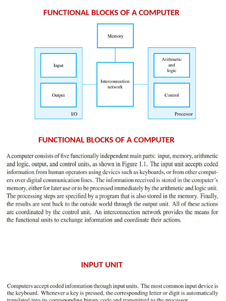 unit-1 CO (1) | PDF | Central Processing Unit | Computer Data Storage
