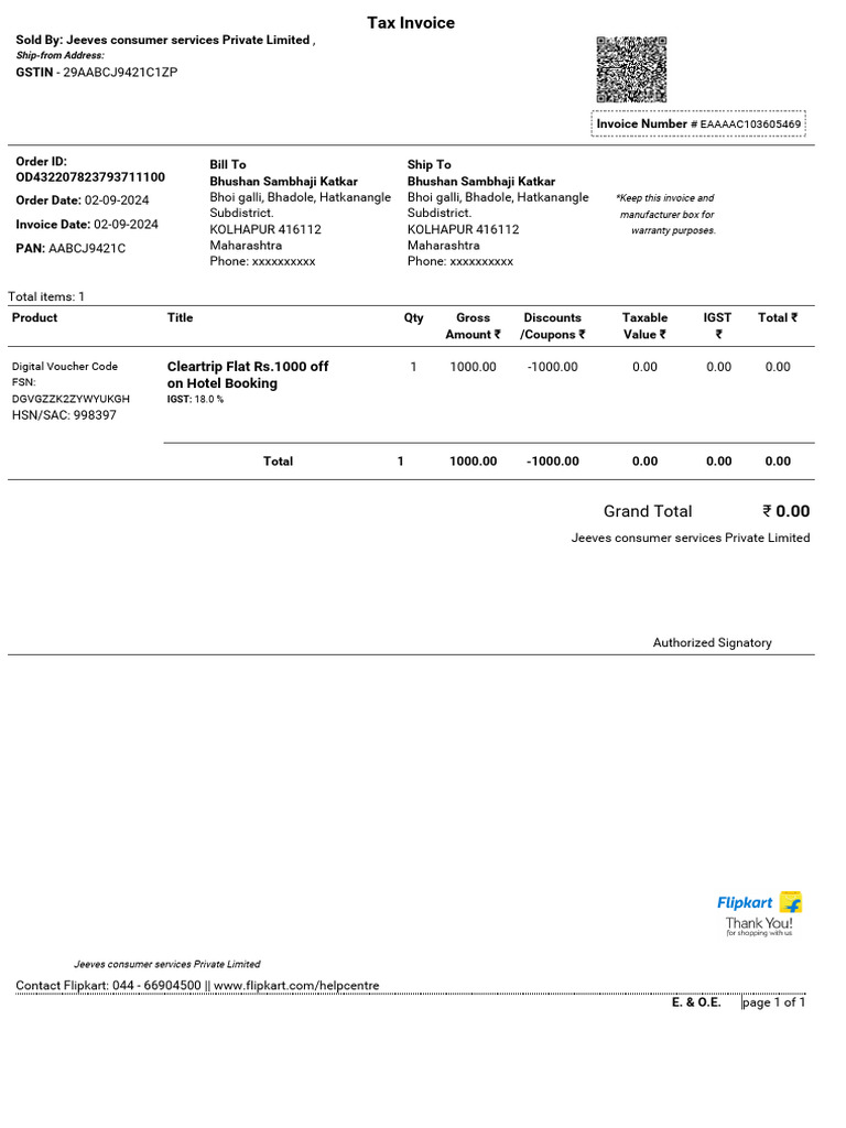 Od 432207823793711100 | PDF | Invoice | Payments