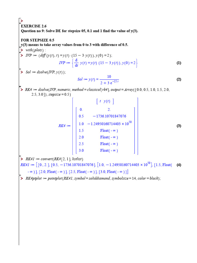 rk4 complete ques | PDF