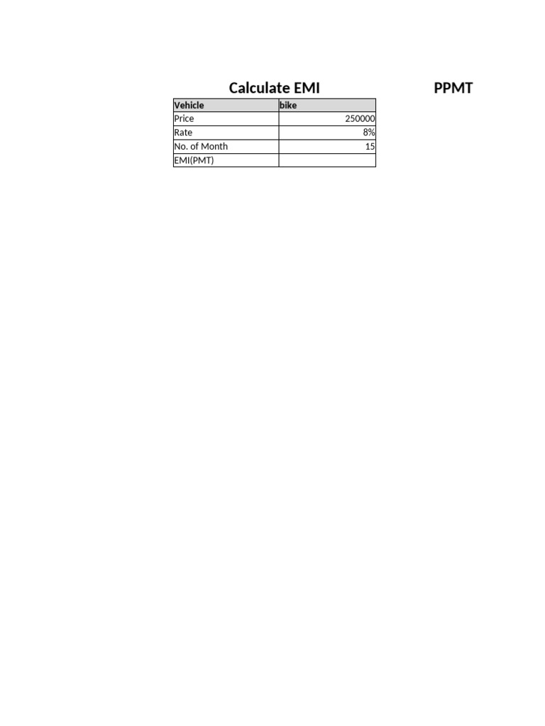 PMT, PPMT, Ipmt | PDF