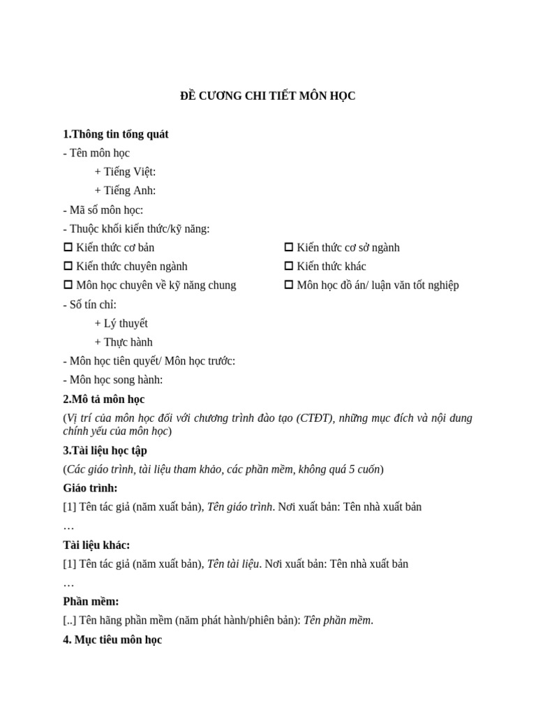 Mau de Cuong M I | PDF