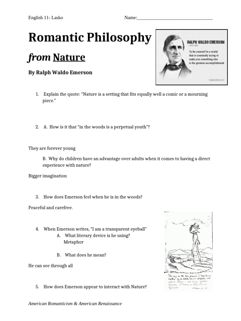 Nature | PDF | Walden