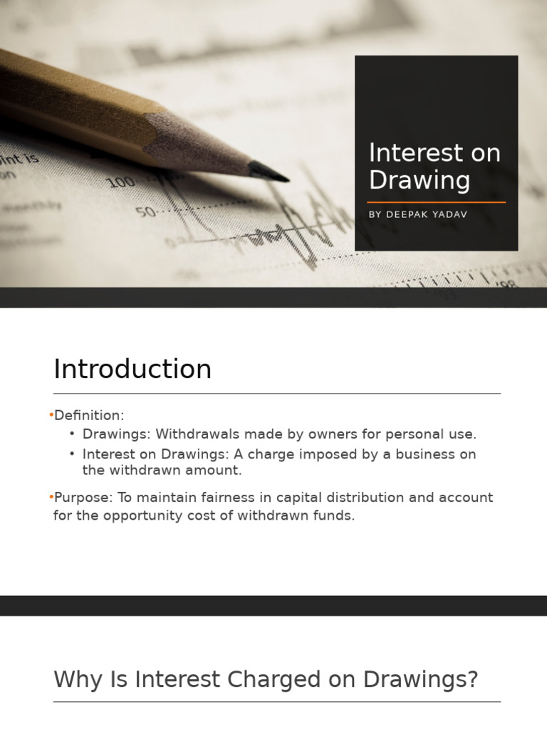 Interest On Drawing | PDF