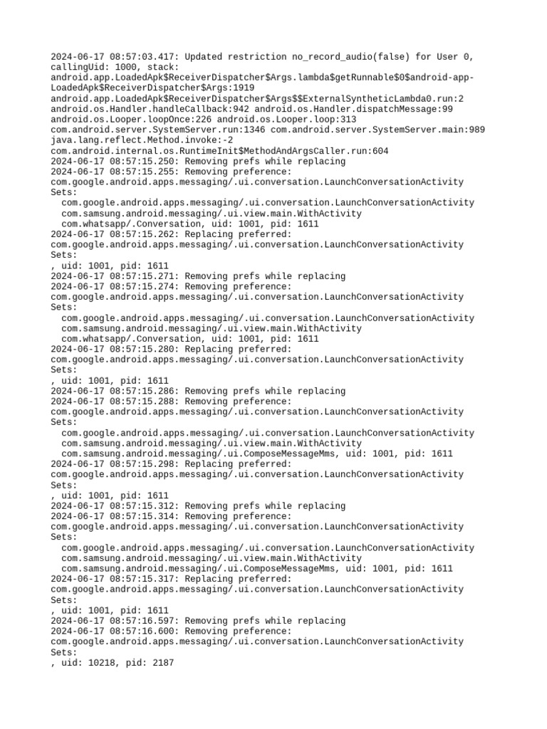 pm_debug_info | PDF | Android (Operating System) | Tablet Computer
