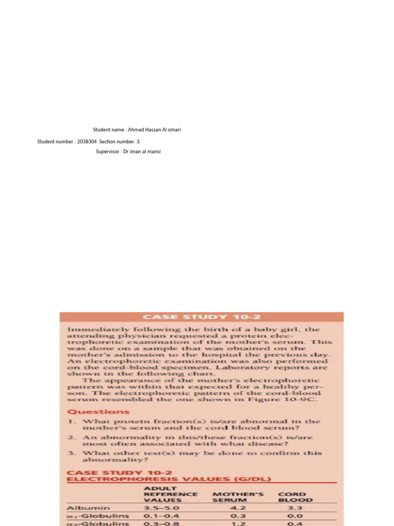 Ahmad Omari | PDF | Blood Plasma | Diseases And Disorders