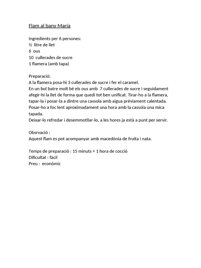 Flam Al Bany María | PDF