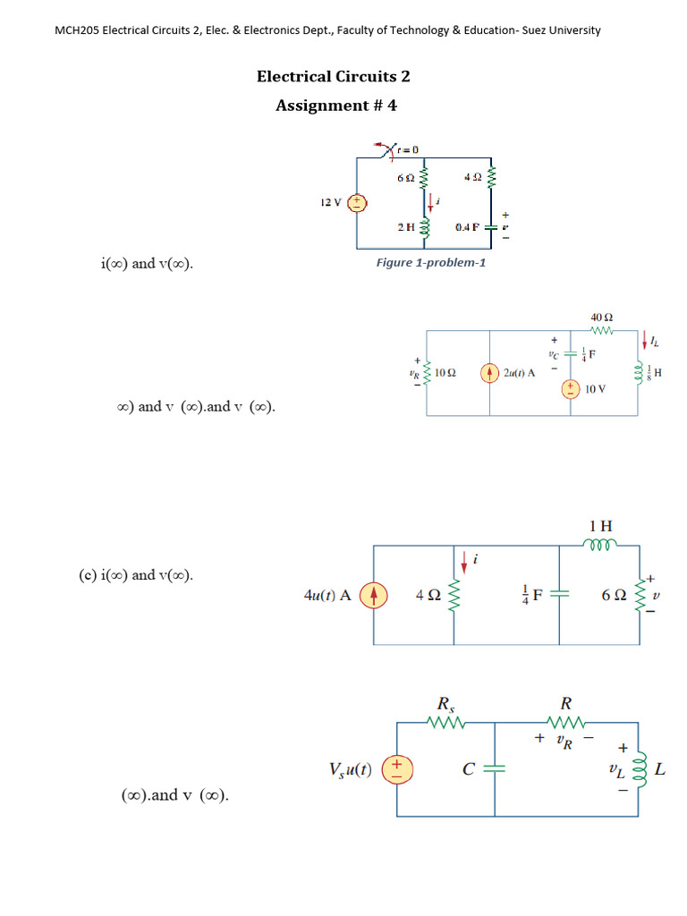 circuit 2 | PDF | Damping | Electromagnetism