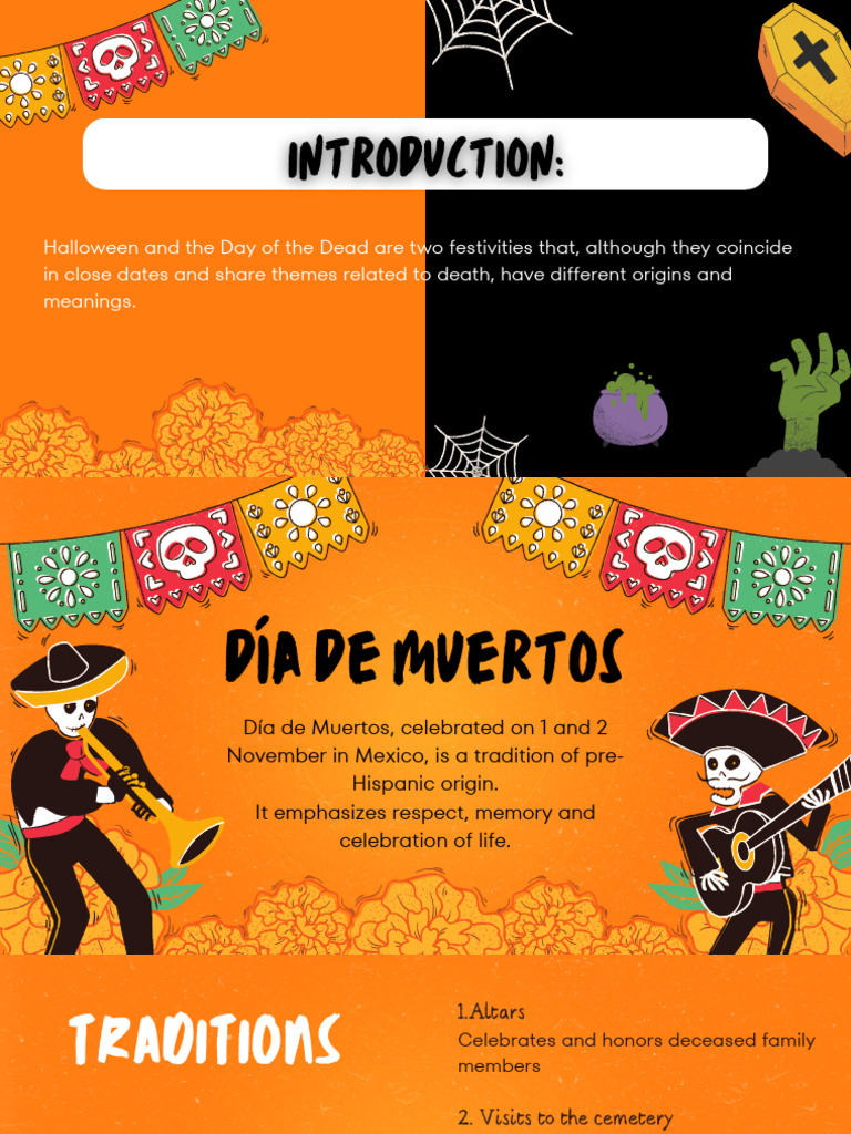 Halloween vs. Día de Muertos: Traditions Explained | PDF