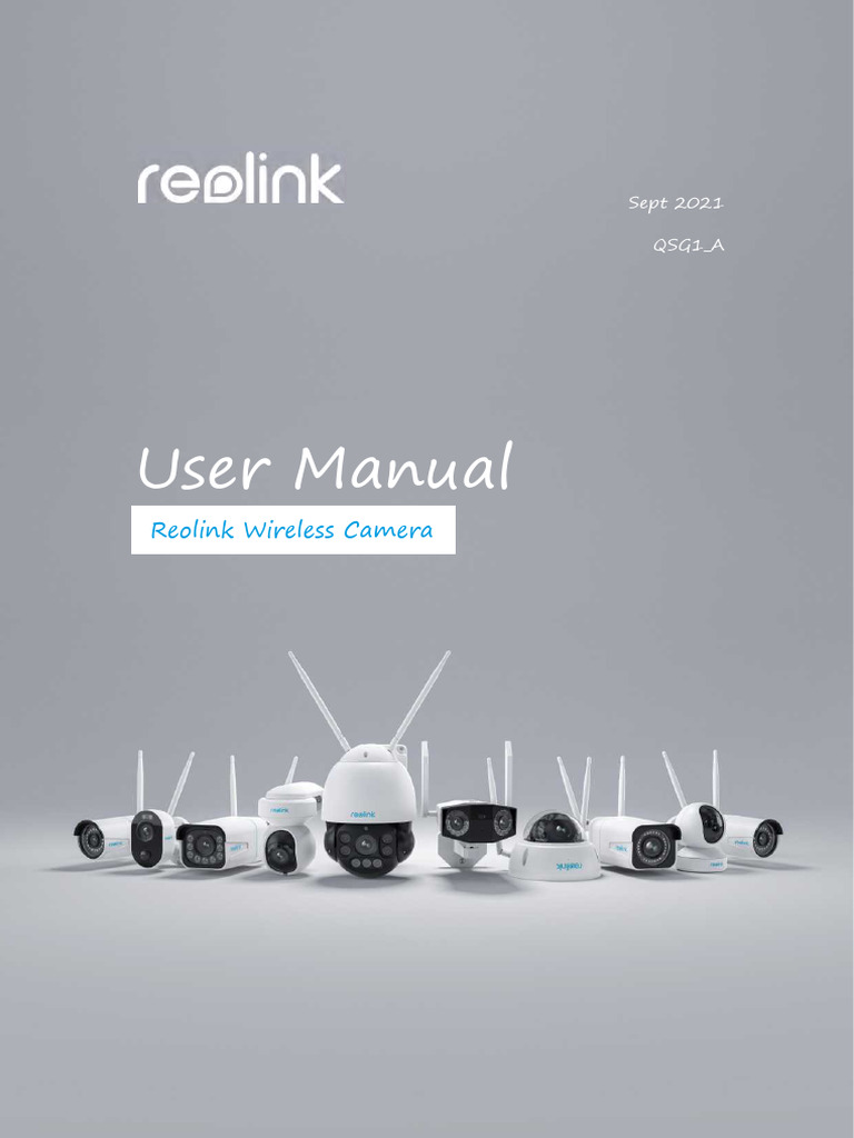 Reolink Wireless Camera (manual) | PDF | Camera | Qr Code