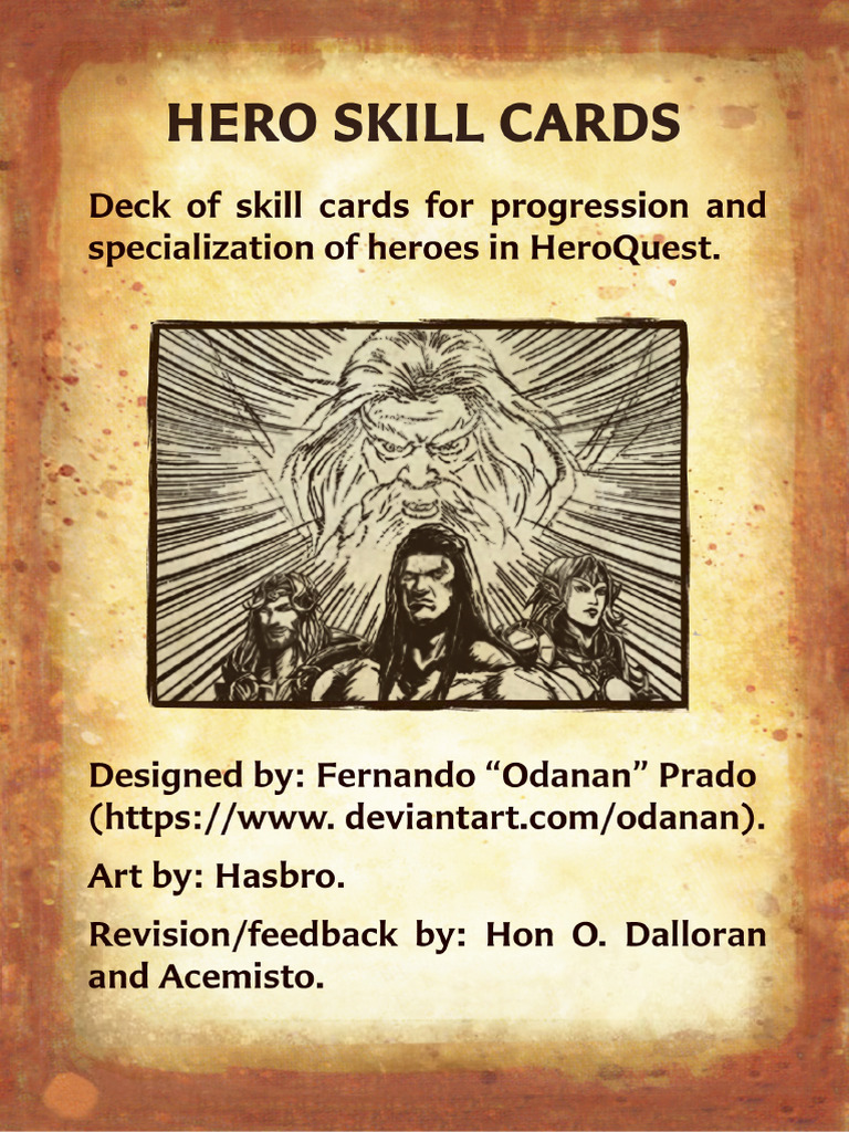 HQ Hero Skills Company Print | PDF