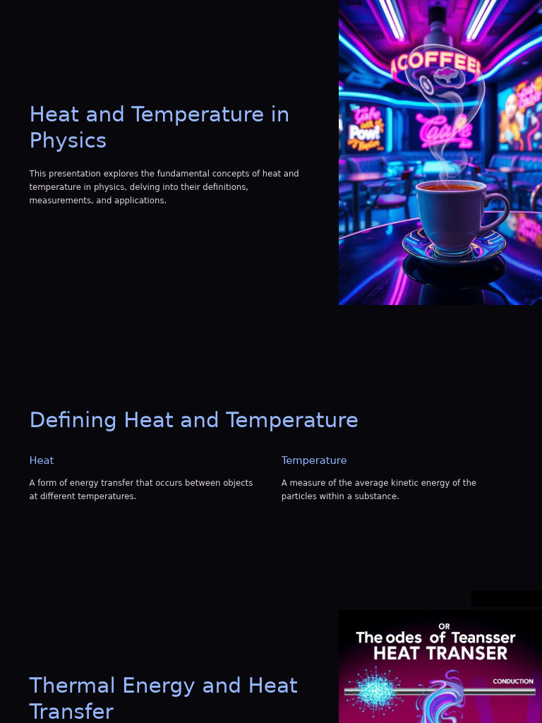 Heat and Temperature in Physics | PDF | Temperature | Heat