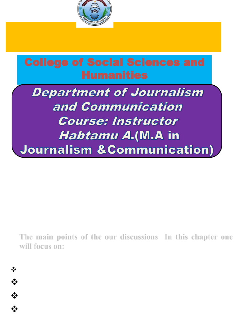 Introduction to Journalism Overview | PDF | Journalism | News