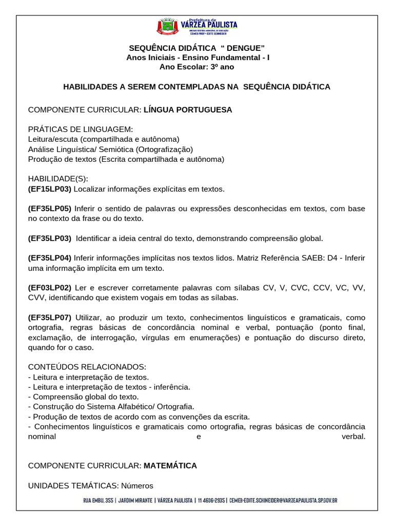 EF03 - LP - M - A - G - ER - C - H - DENGUE | PDF | Solo | Desperdício