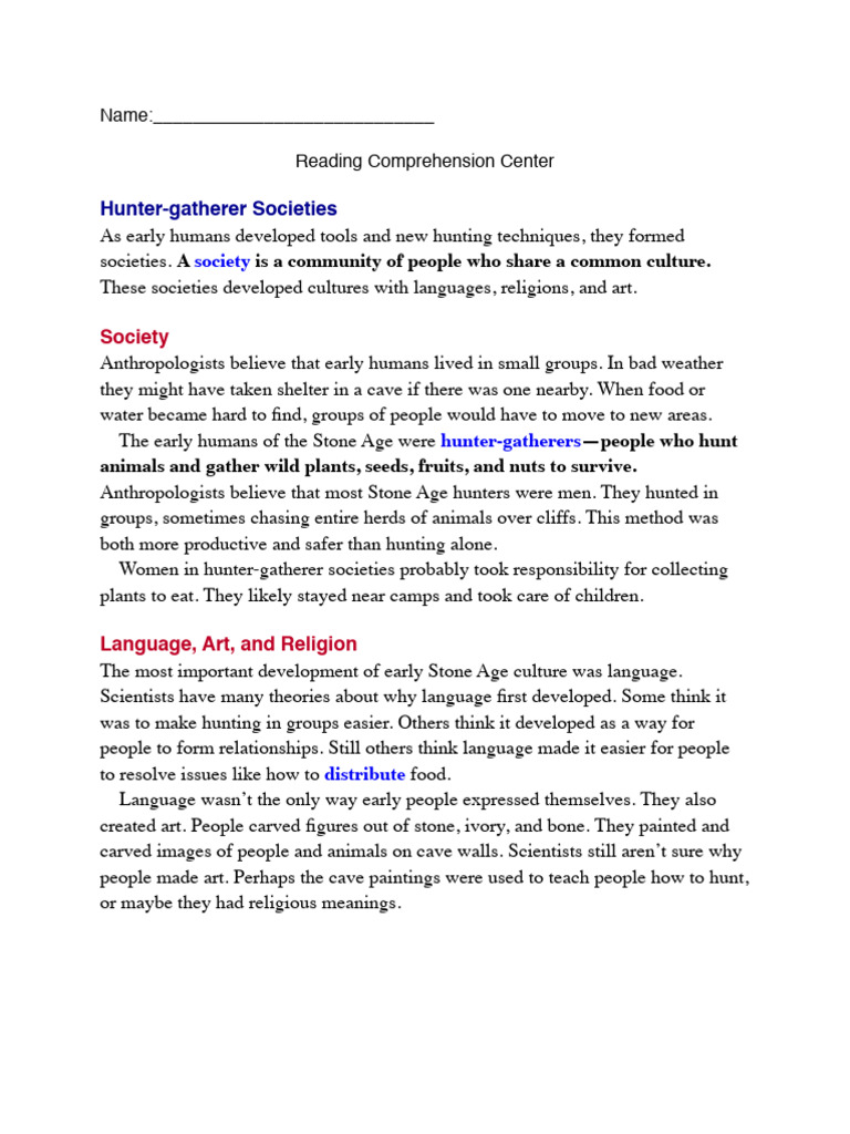 Hunter-Gatherer Societies Overview | PDF | Hunter Gatherer | Society