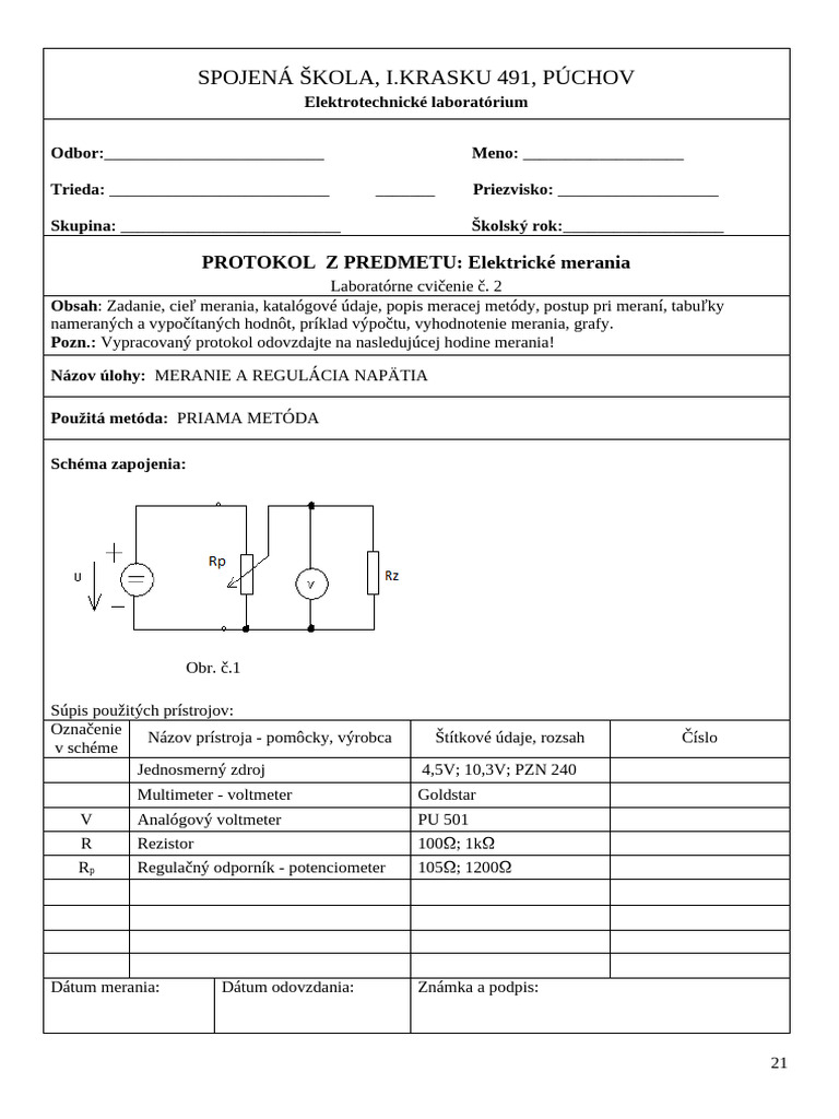 14 - 15 (LC5) Regulácia U | PDF
