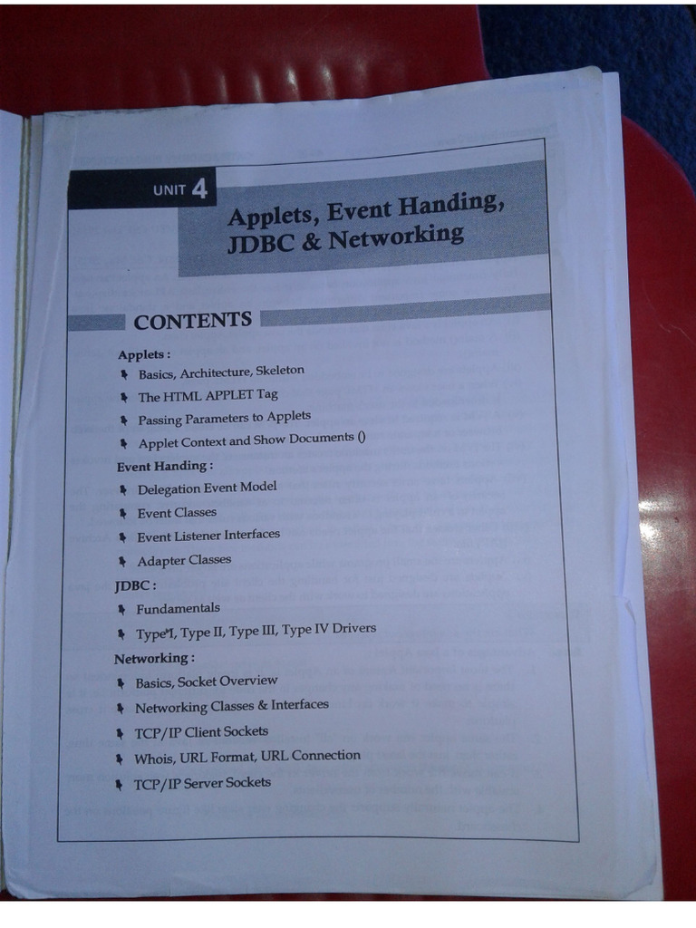 JAVA Unit 4 ( 5th Sem CSE ) | PDF JAVA Unit 4 ( 5th Sem CSE ) | PDF