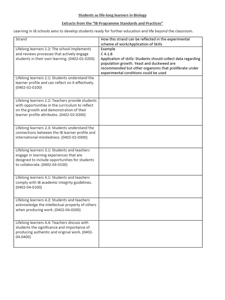 Lesson 1 Biology PBL | PDF