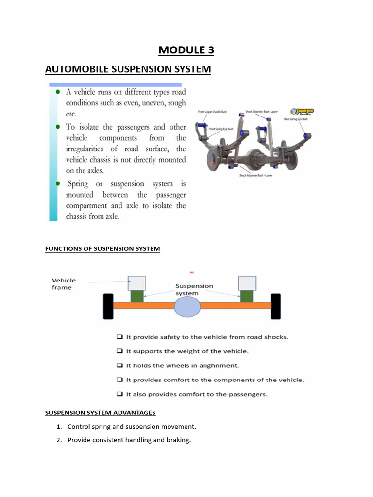 MODULE 3-2 | PDF | Brake | Steering