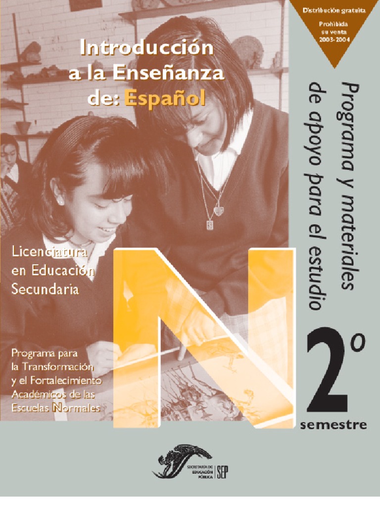 introduccion español | Educación primaria | Educación Secundaria