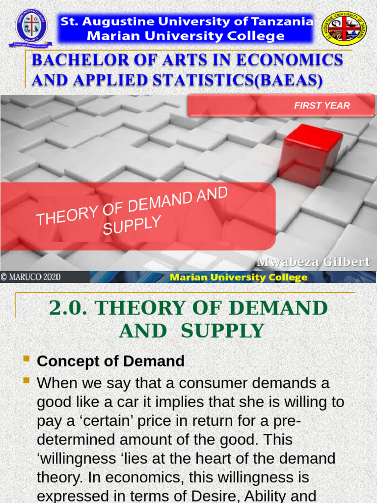 Topic-2 Demand and Supply | PDF | Supply (Economics) | Demand