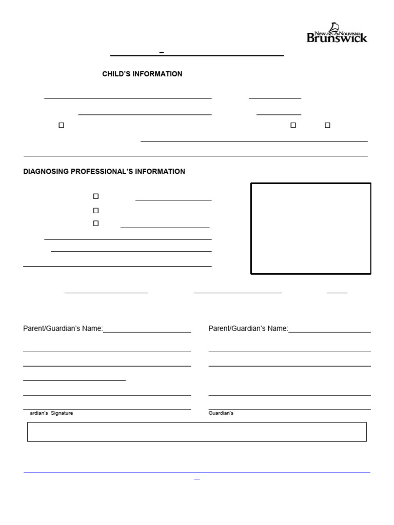 Autism Diagnosis Confirmation Form | PDF | Autism Spectrum | Human ...