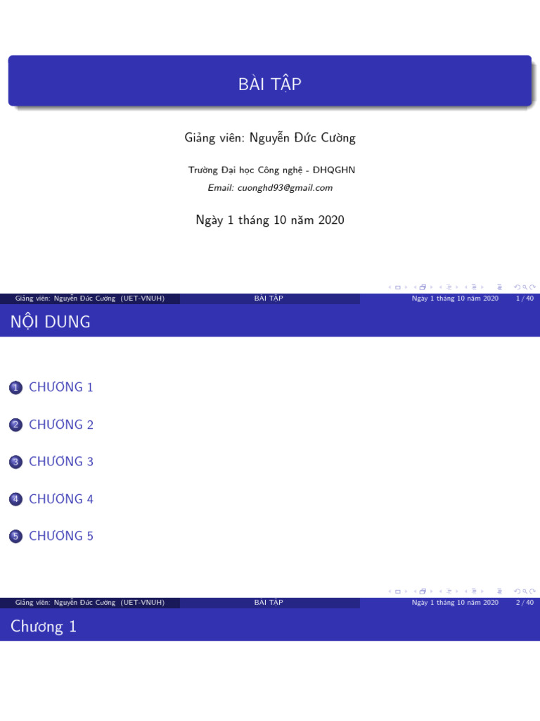 Bài tập tổng quát VLDC1 | PDF