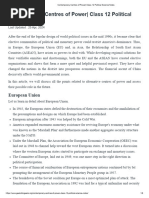 CLASS 12 POL SCI CHAPTER - 2 CONTEMPORARY CENTRES OF POWER | PDF ...