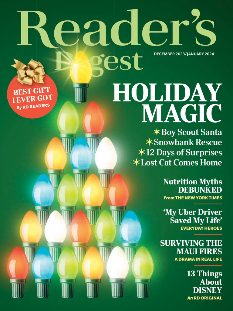 Reader's Digest USA - December 2023 January 2024 Color Edtion | PDF