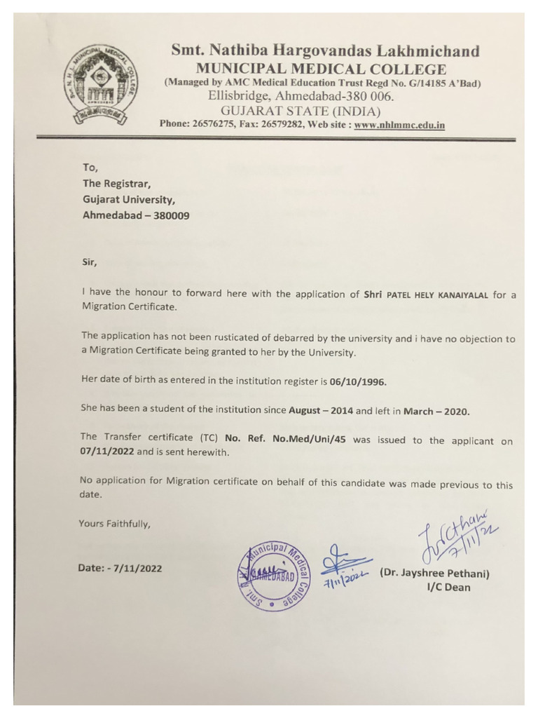 College NOC PDF | PDF