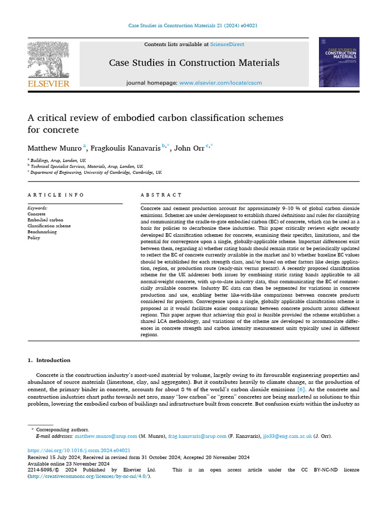 A Critical Review of Embodied Carbon Classification Schemes For ...