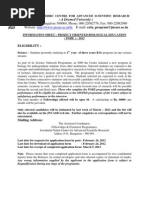 INSA Visiting Fellowship Application 2025 | PDF | Scientist | Science