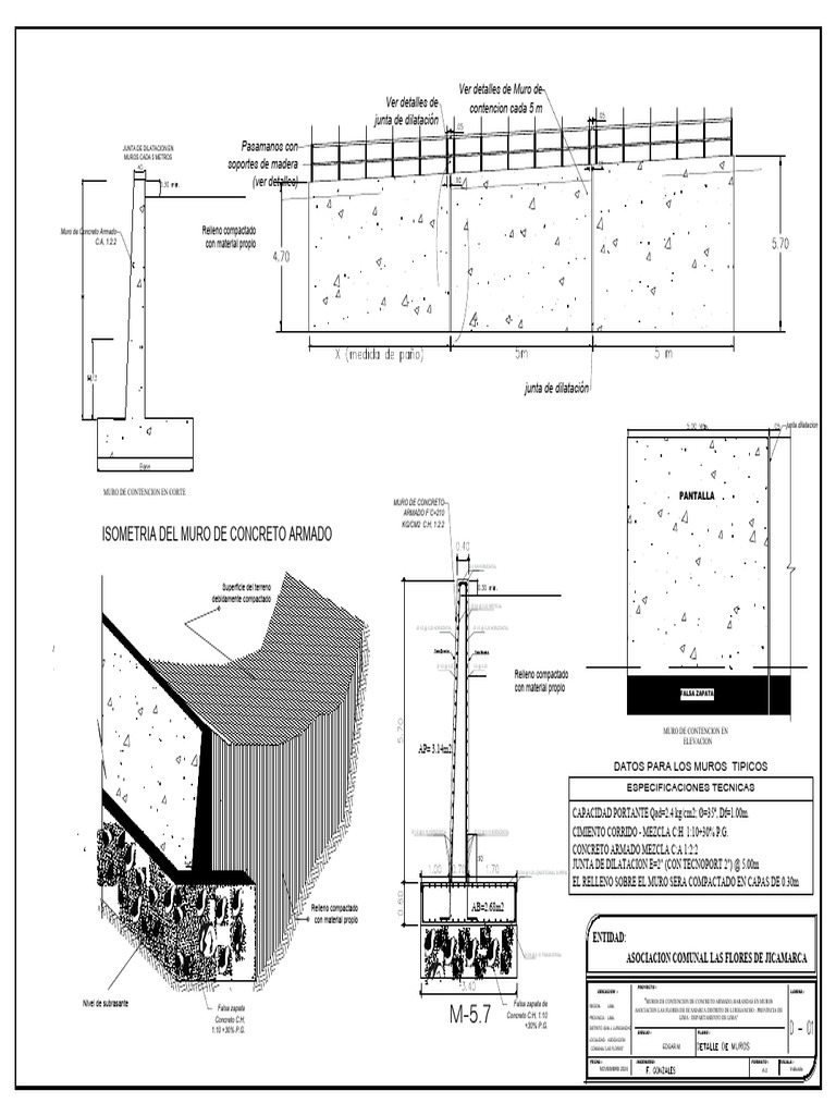 Detalle de Muros-Model | PDF | Ingeniero civil | edificio