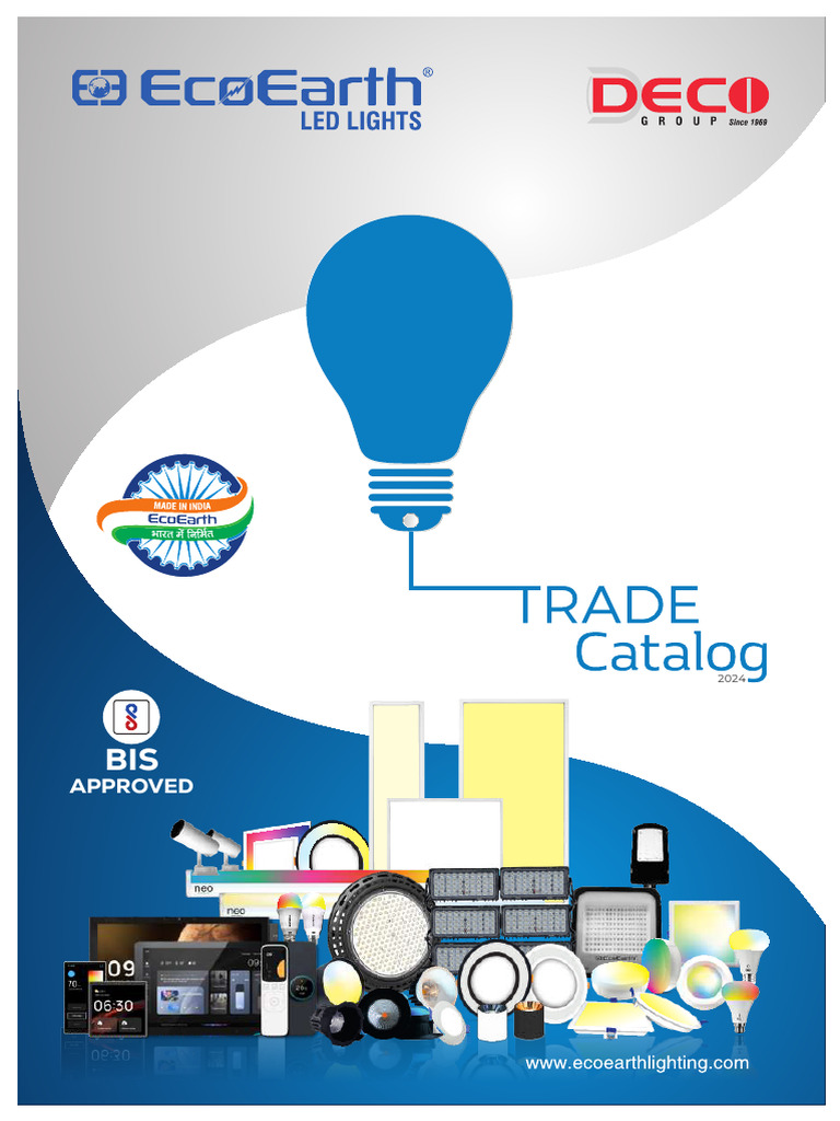 EcoEarth LED Light Catalog-2024-25 | PDF | Light Emitting Diode | Wi Fi
