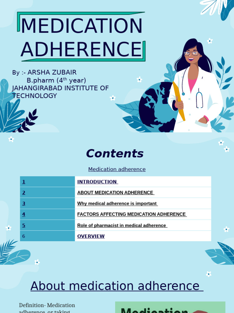 Medication Adherence | PDF