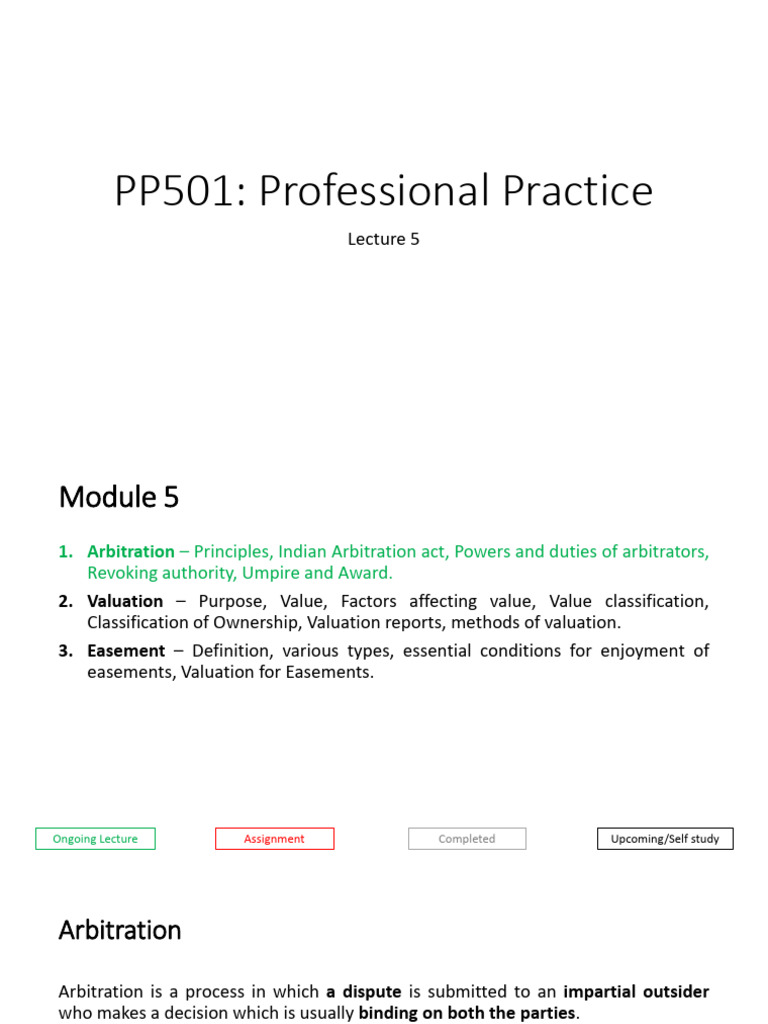 Module 5 a | PDF | Arbitration | Justice