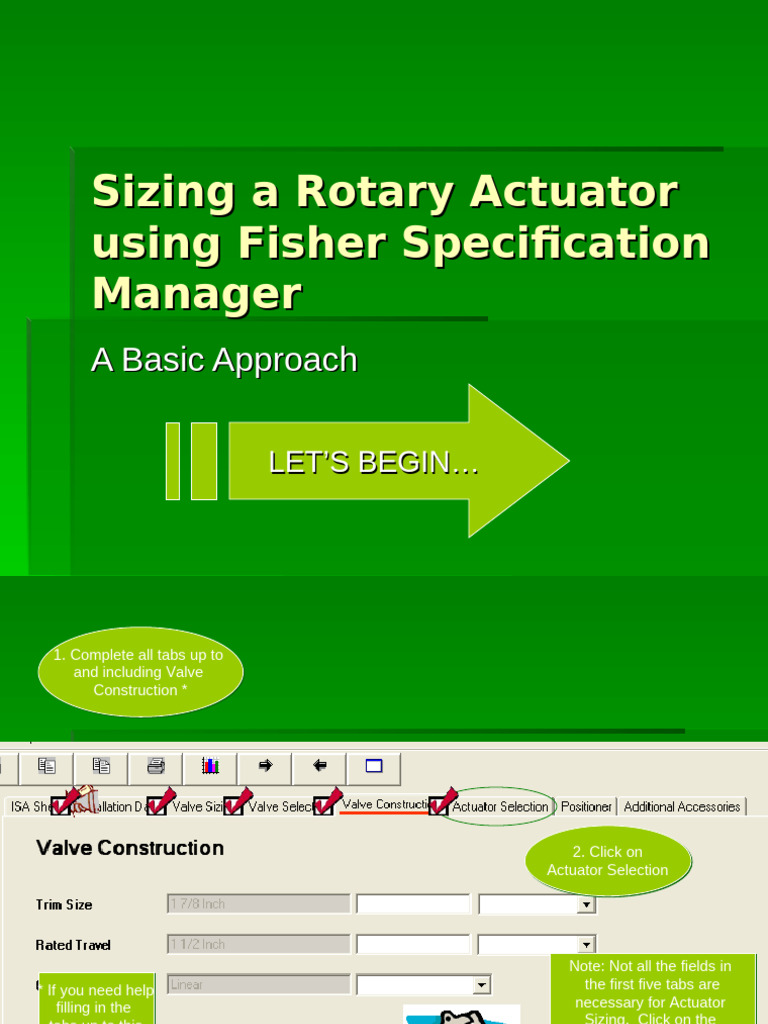 Rotary Actuator Sizing Guide | PDF | Actuator | Valve