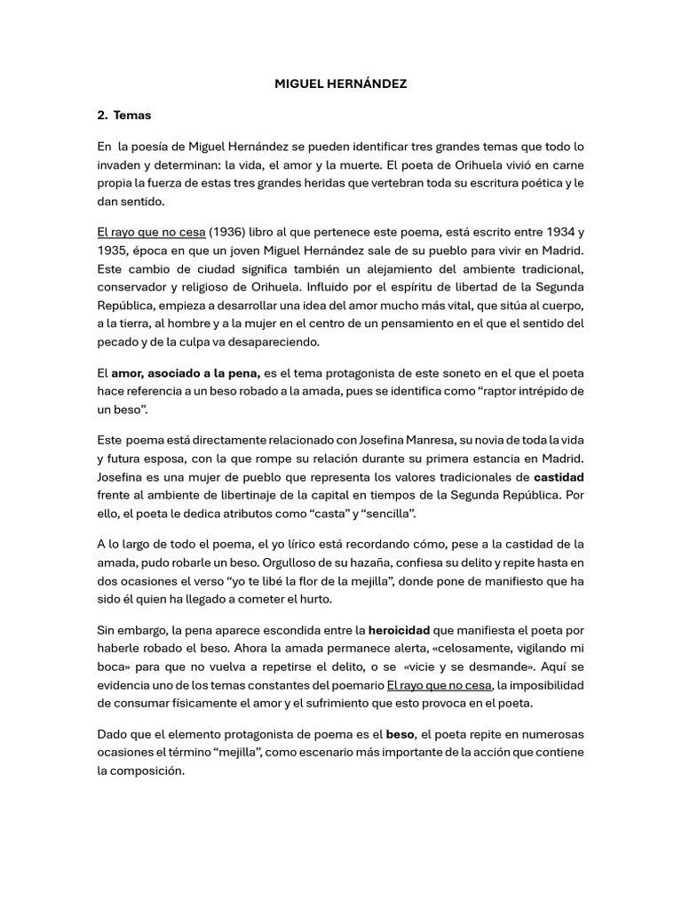 Análisis de "Te mueres de casta" | PDF