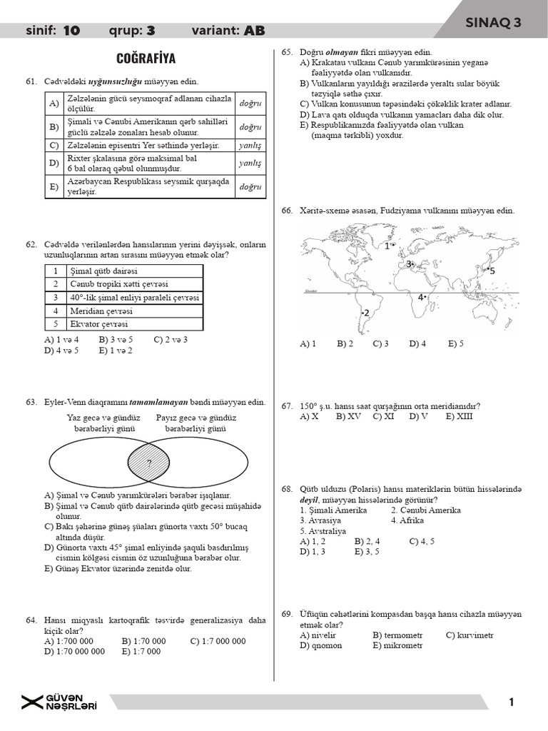 Cografiya 10 AB AZ | PDF
