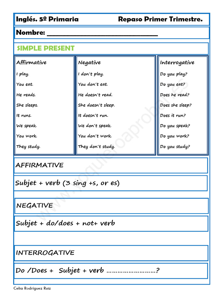 Present Simple and Continuous Explanation + Exercises | PDF | Linguistic Typology | Syntax