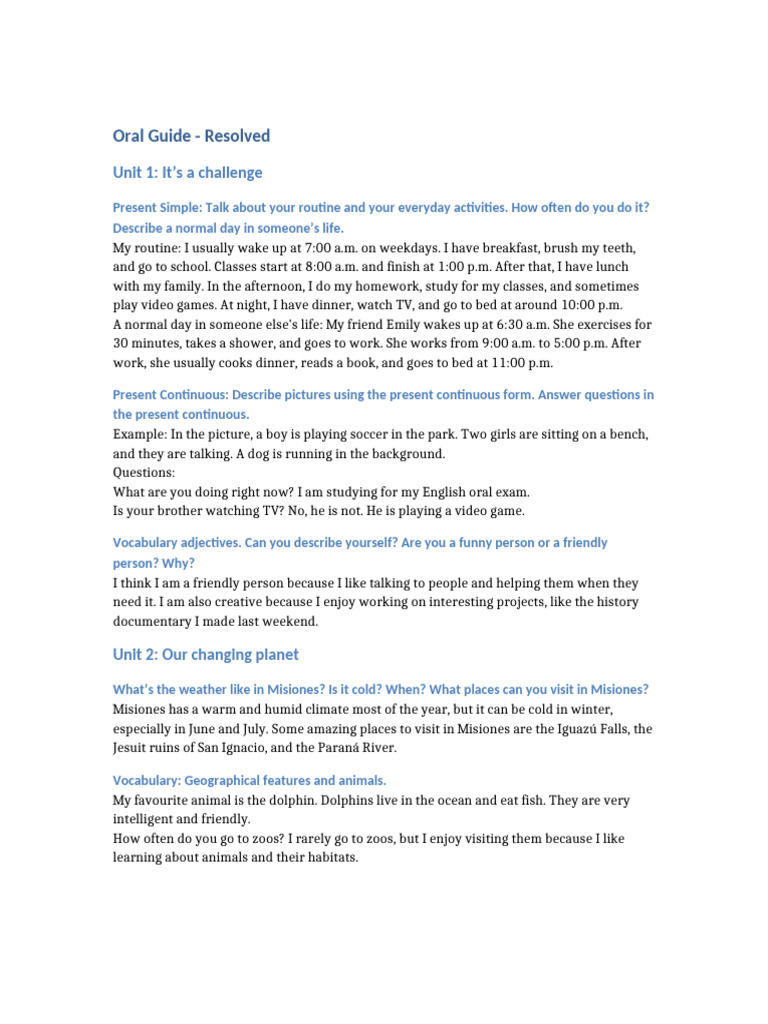 Oral Guide Resolved | PDF