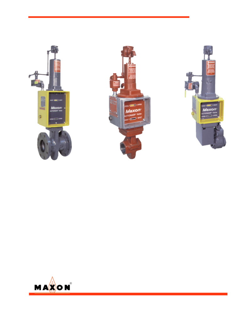 Maxon ACTIONAIR® Valves Overview | PDF | Valve | Switch