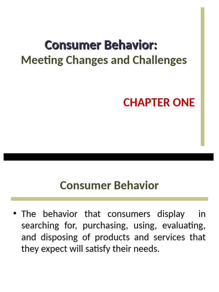 Understanding Consumer Behavior Dynamics | PDF | Marketing | Consumer ...